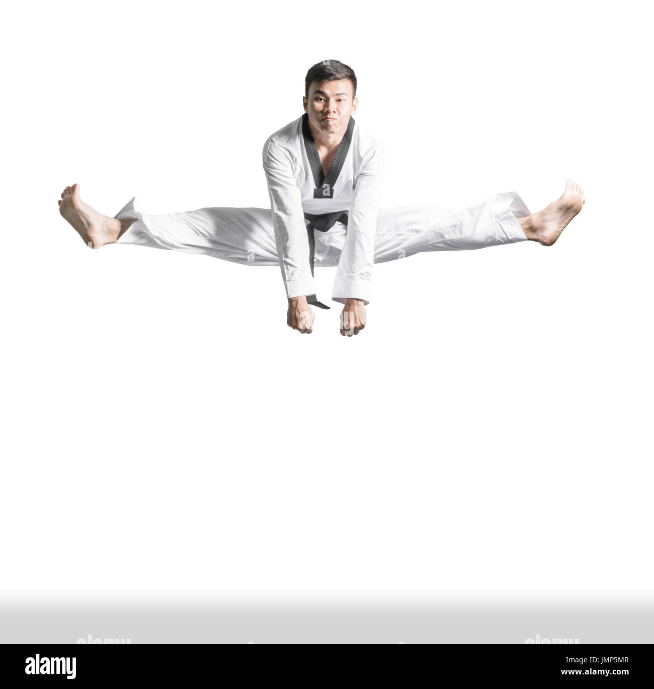 Indian Karate Jump Kick