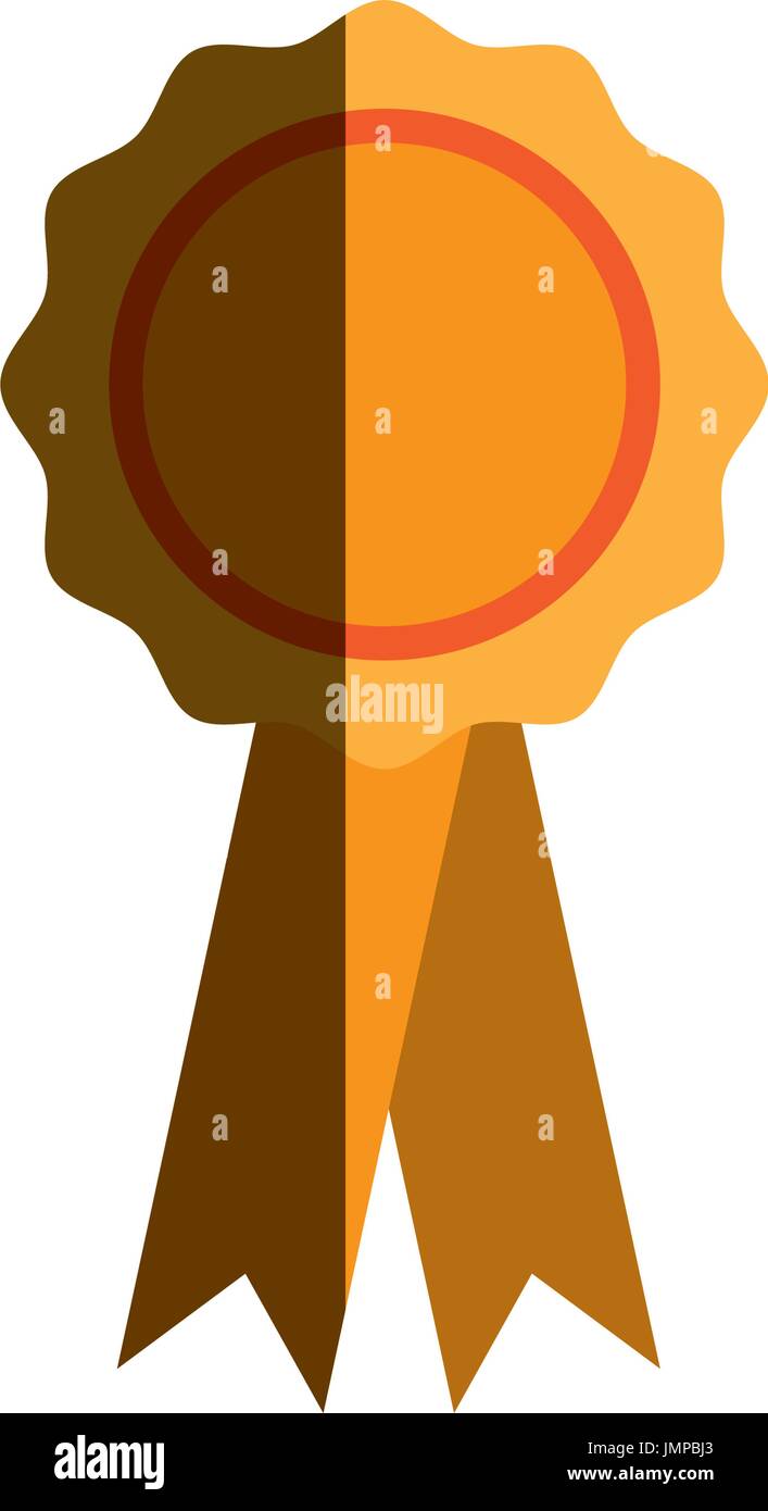 badge with ribbons winner medal Stock Vector Image & Art - Alamy