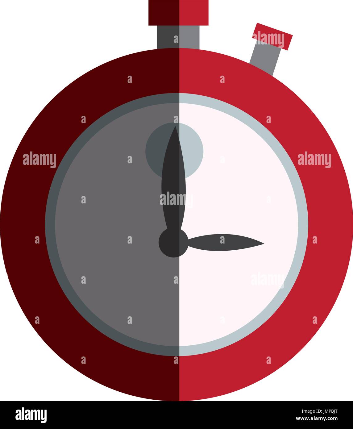 Stopwatch stop watch timer flat icon for apps and websites Stock Vector ...