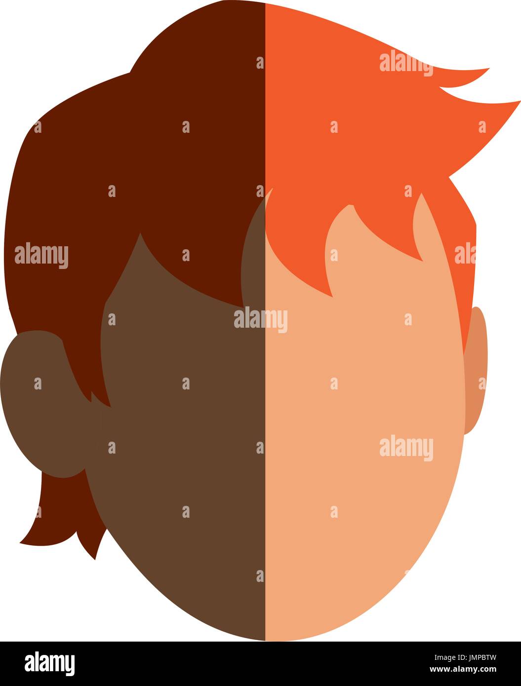 Student boy portrait studio Stock Vector Images - Alamy