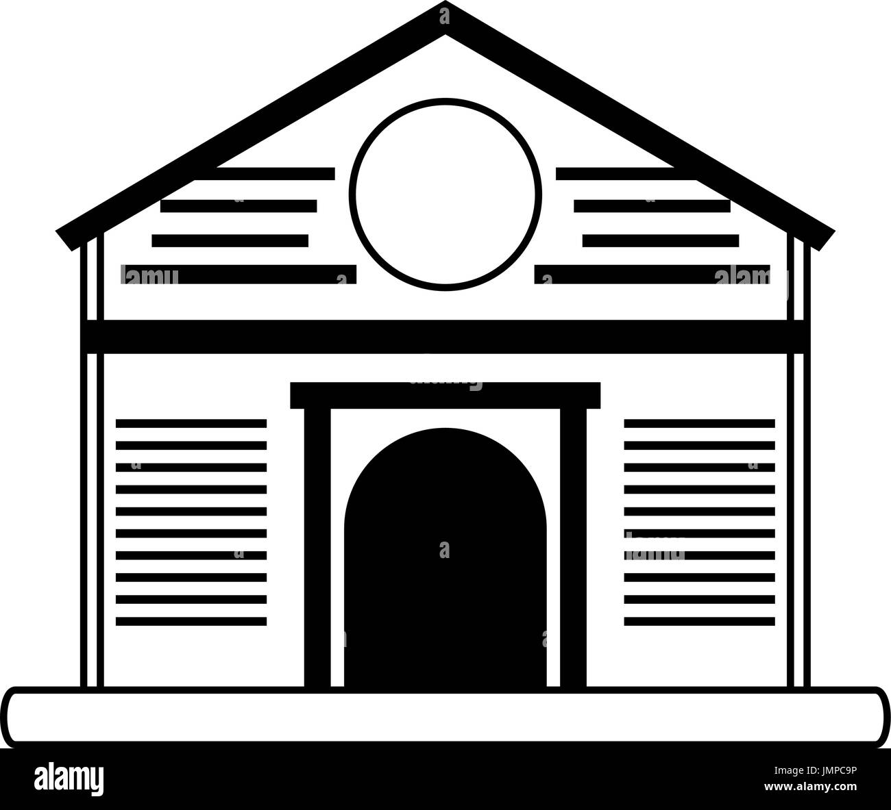 wooden house icon image Stock Vector Image & Art - Alamy