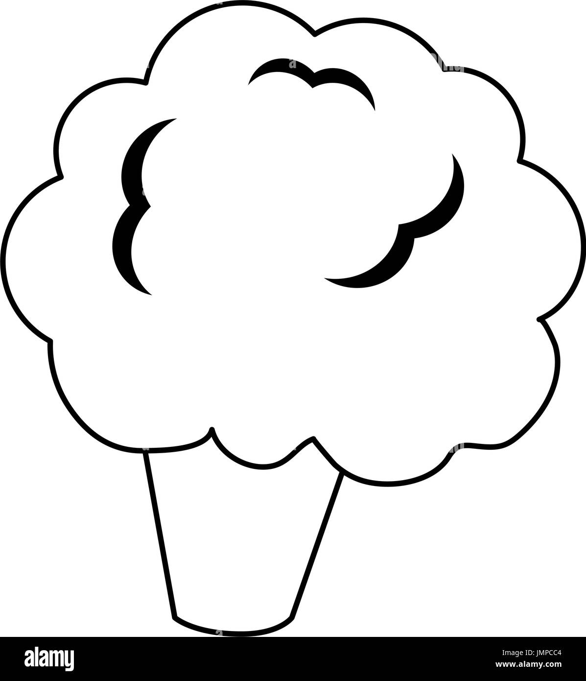 Cauliflower line icon Black and White Stock Photos & Images - Alamy