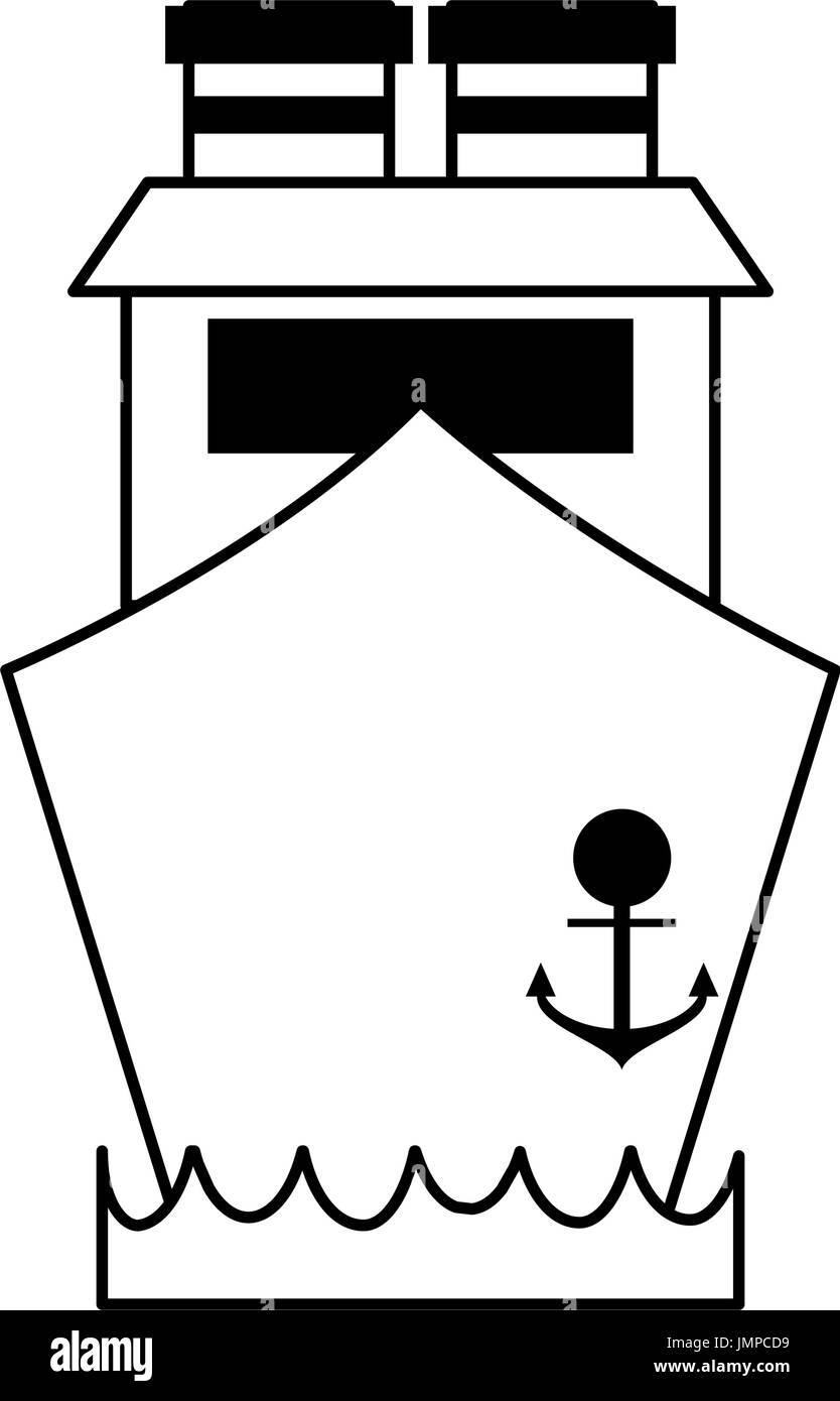 ship frontside icon image Stock Vector Image & Art - Alamy