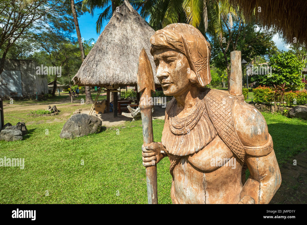 Carved statue, Nayong Pilipino, Angeles City, Pampanga, Philippines ...
