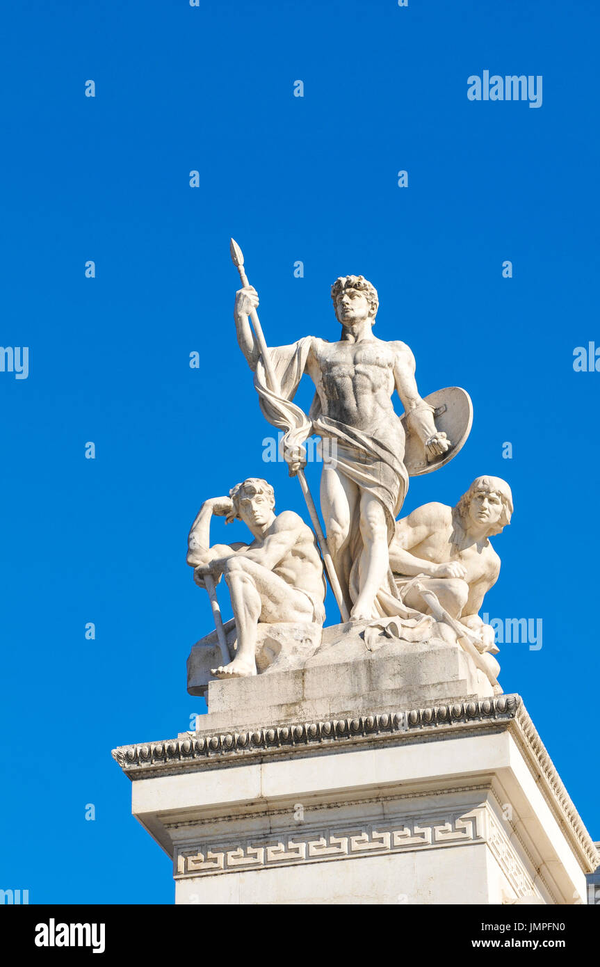 Statues of roman soldiers hi-res stock photography and images - Alamy