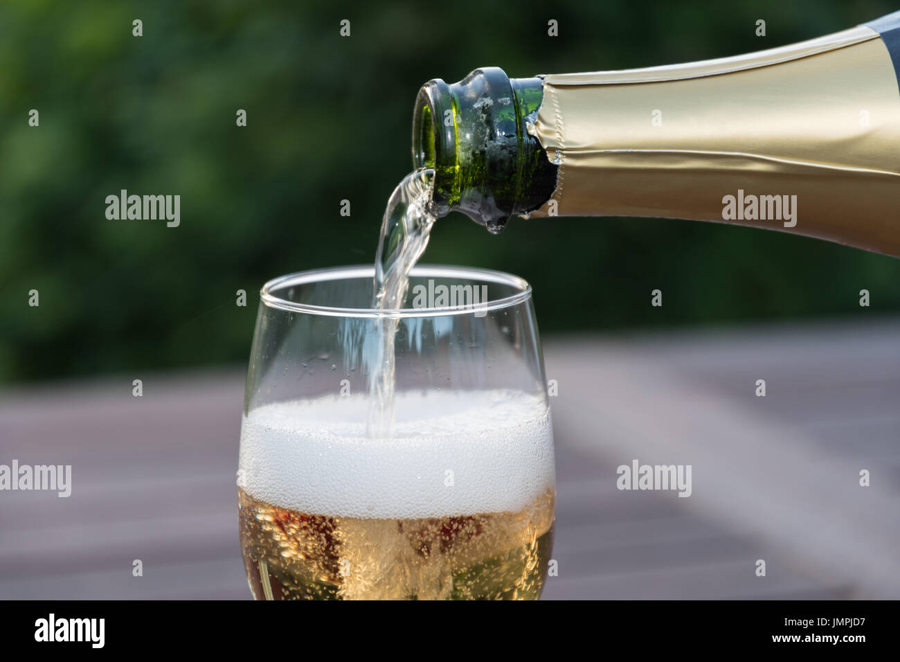 Fresh sparkling champagne pouring in hi-res stock photography and ...