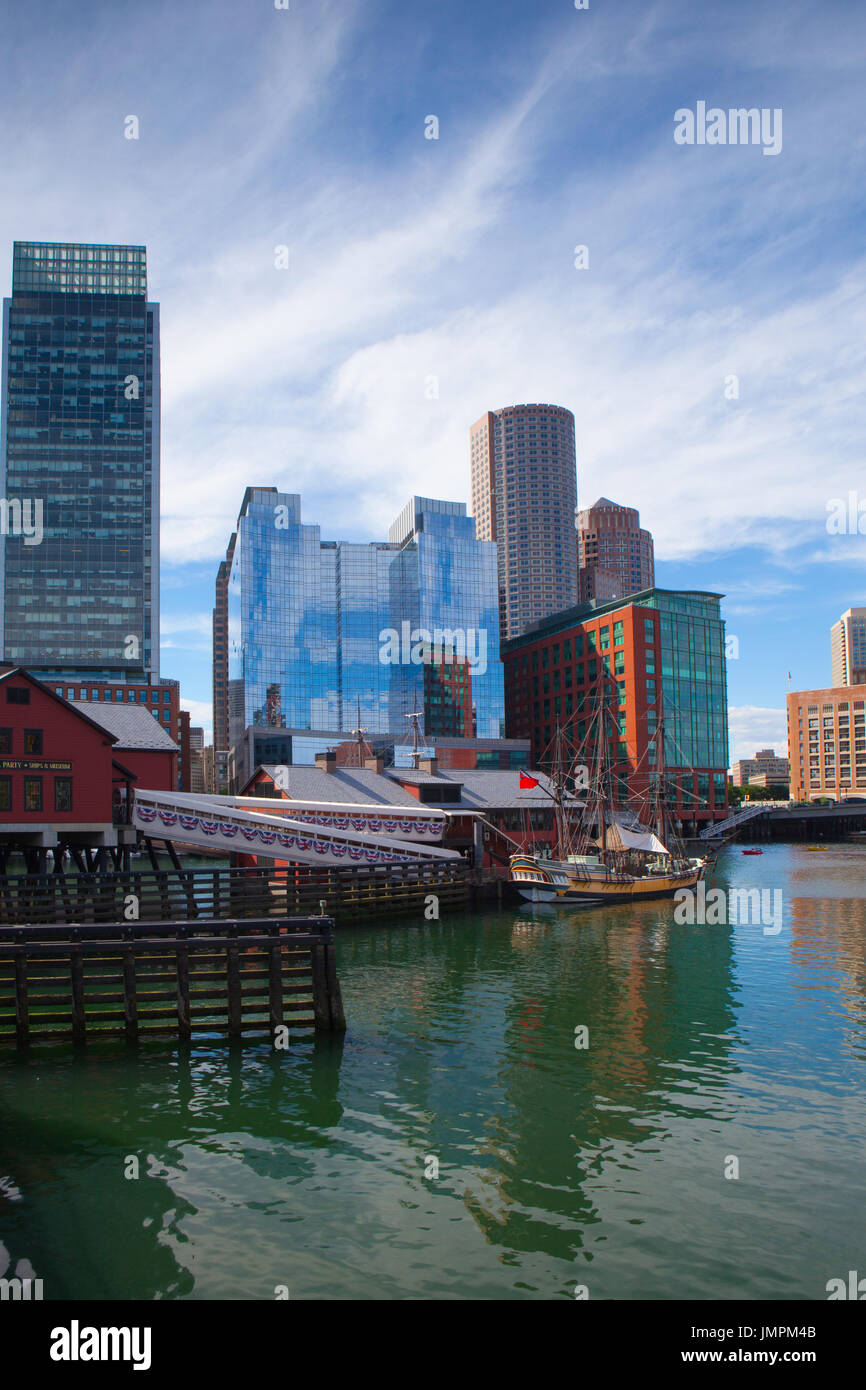 Boston,Massachusetts,USA - July 2,2016: Boston Tea Party Museum, which ...