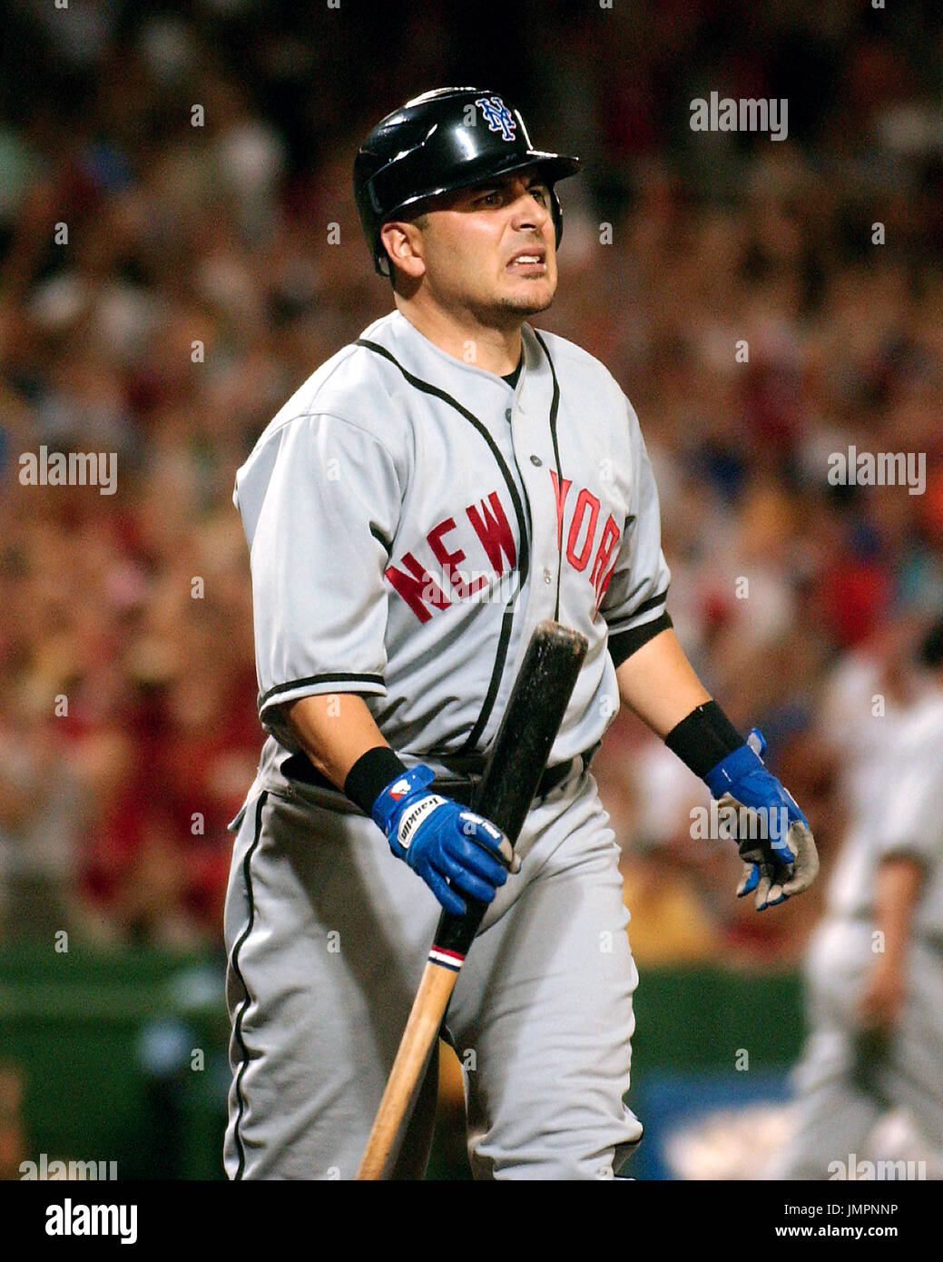 Washington, D.C. - August 11, 2006 -- New York Mets catcher Paul Lo ...