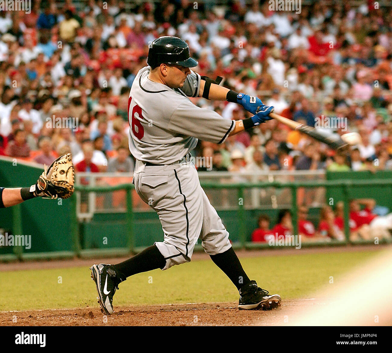 Washington, D.C. - August 11, 2006 -- New York Mets catcher Paul Lo ...