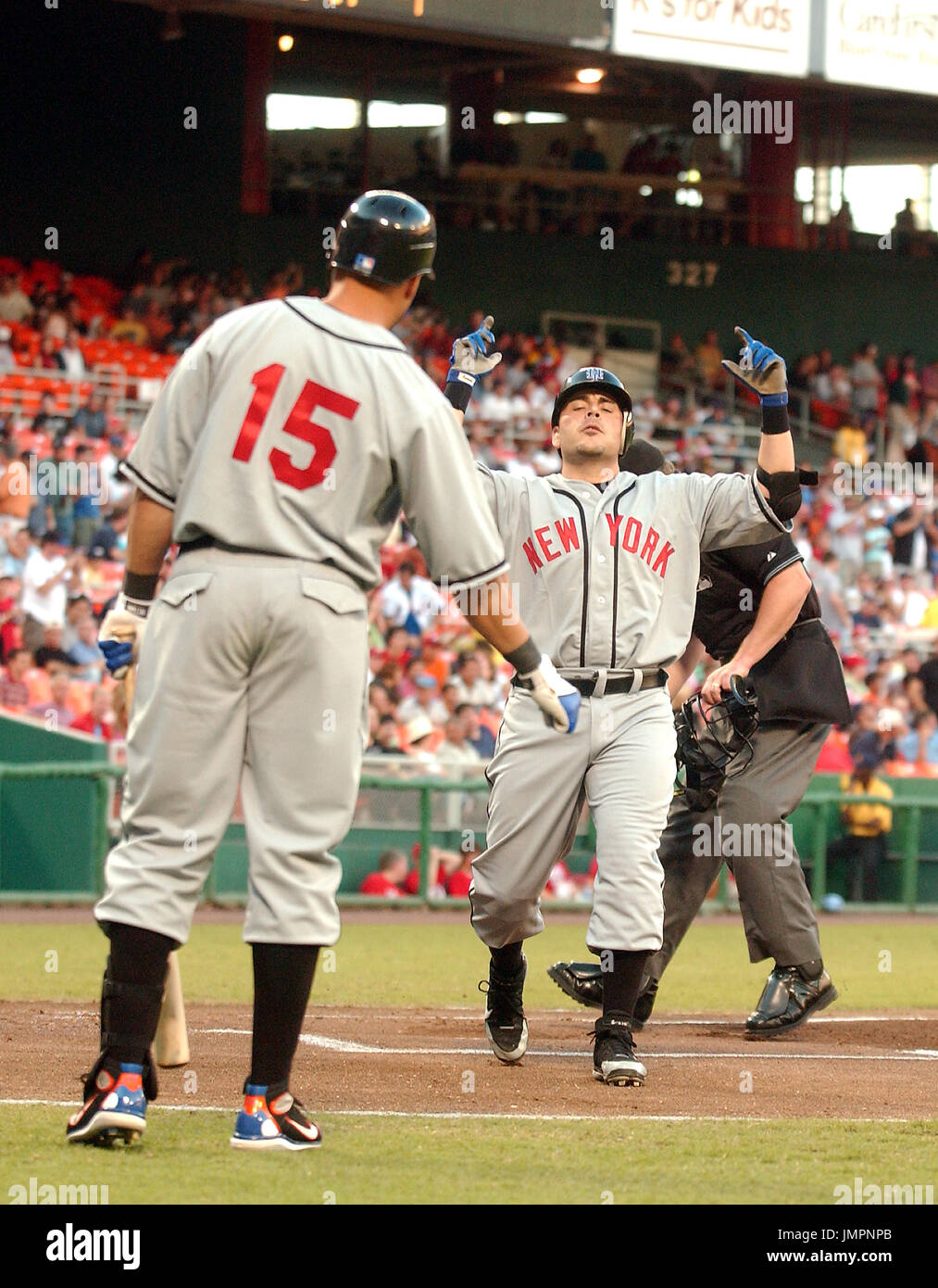 Washington, D.C. - August 11, 2006 -- New York Mets catcher Paul Lo ...