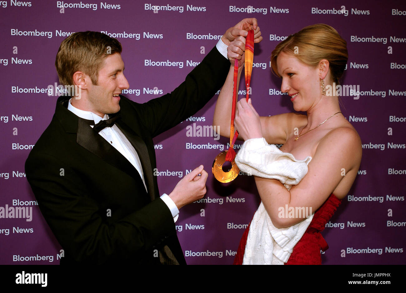 Washington, D.C. - April 29, 2006 -- Olympic Medalist Joey Cheek puts ...