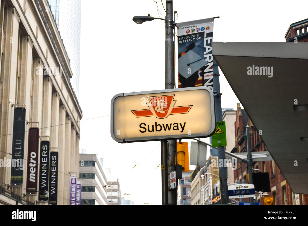 Ttc toronto transit commission sign hi-res stock photography and images ...
