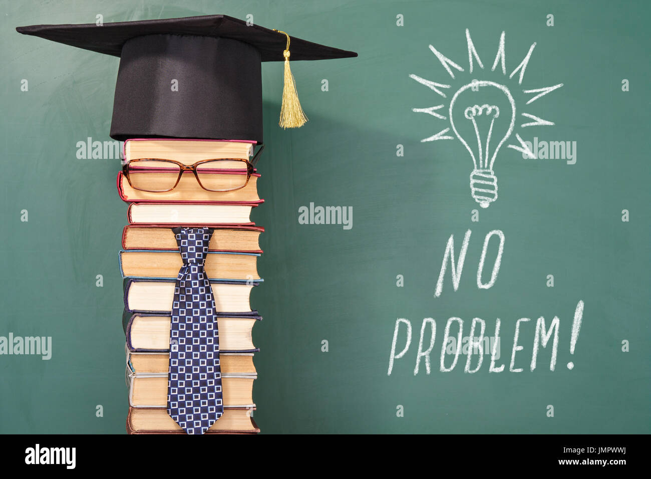 NO PROBLEM, funny education concept Stock Photo - Alamy