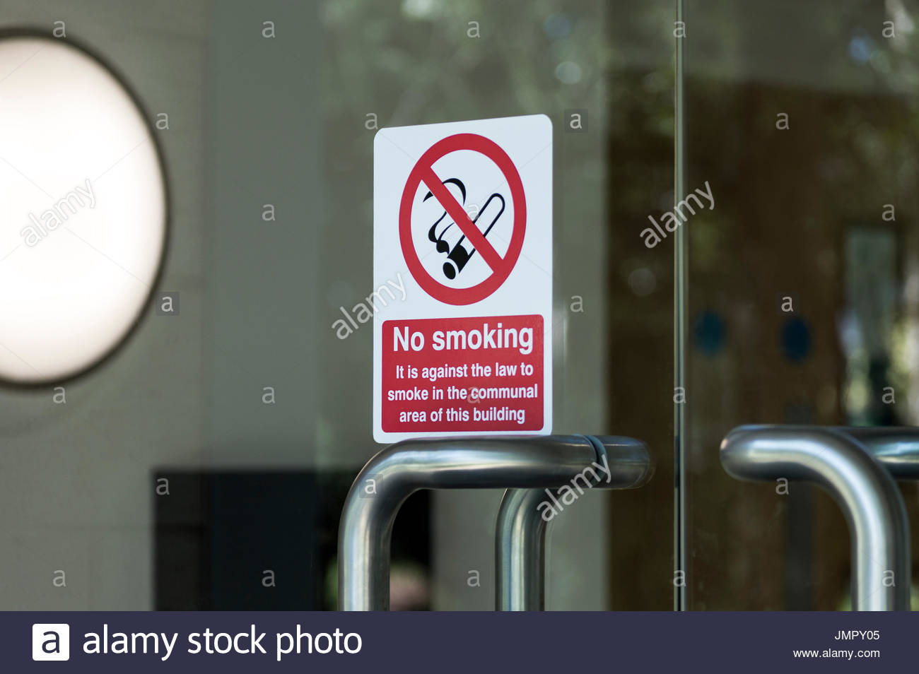 No Smoking Sign On Building High Resolution Stock Photography and ...