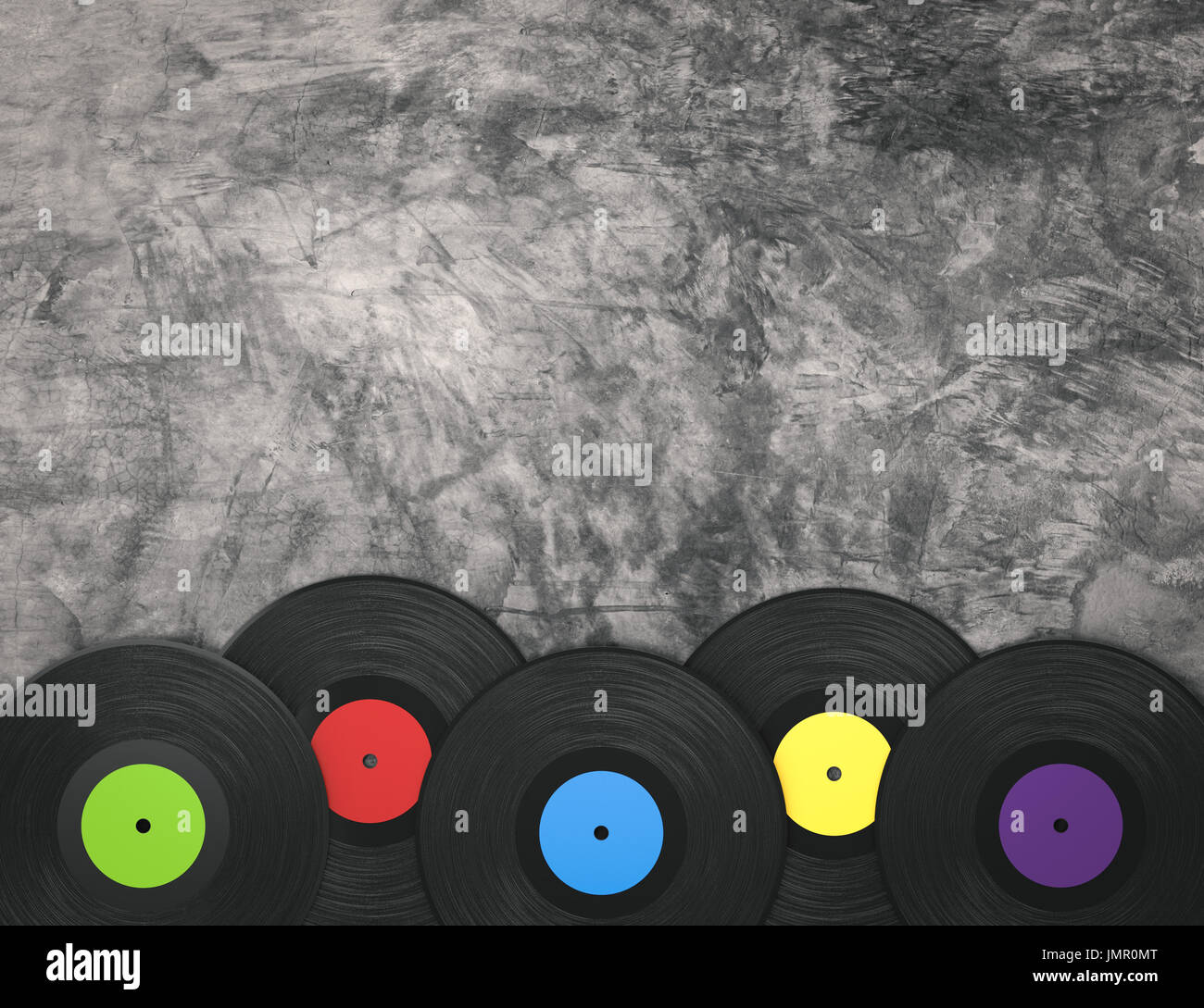 3d rendering colorful vinyl record Stock Photo - Alamy