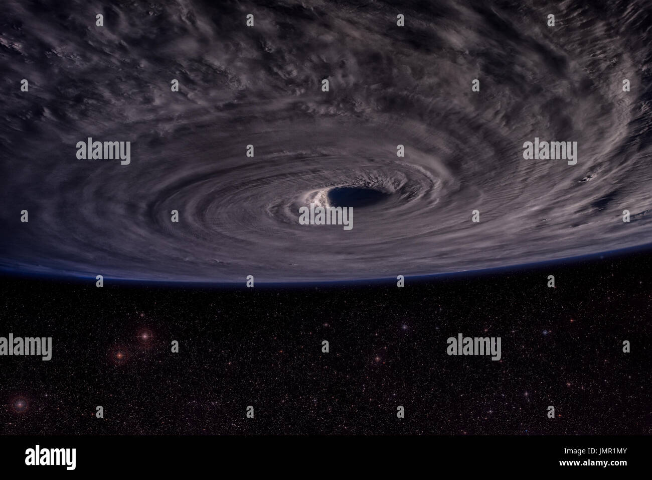 Typhoon over planet Earth - satellite photo. Elements of this image ...