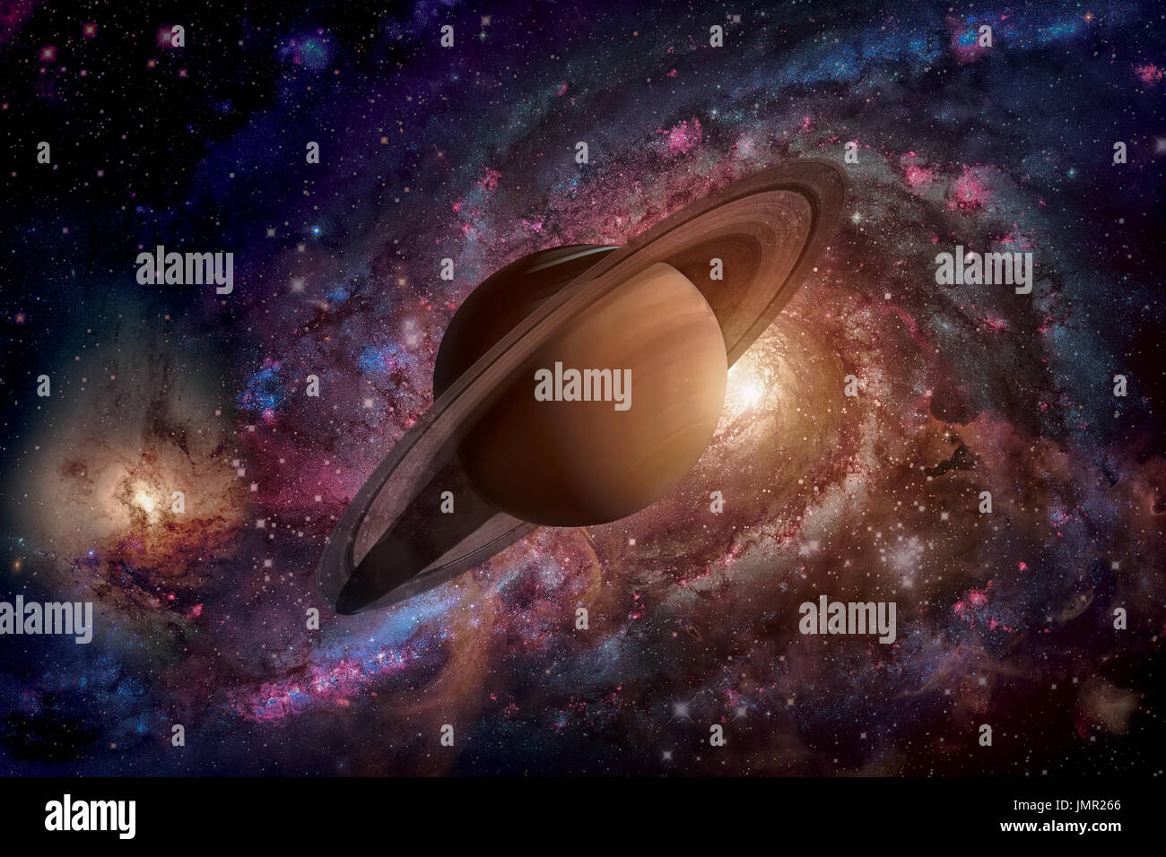 Solar System - Saturn. It is the sixth planet from the Sun and the ...