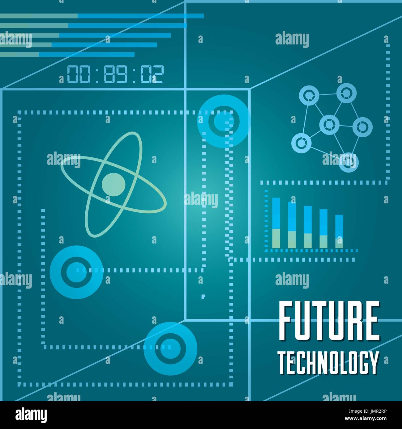 technology bar statistics diagram and circuits Stock Vector Image & Art ...