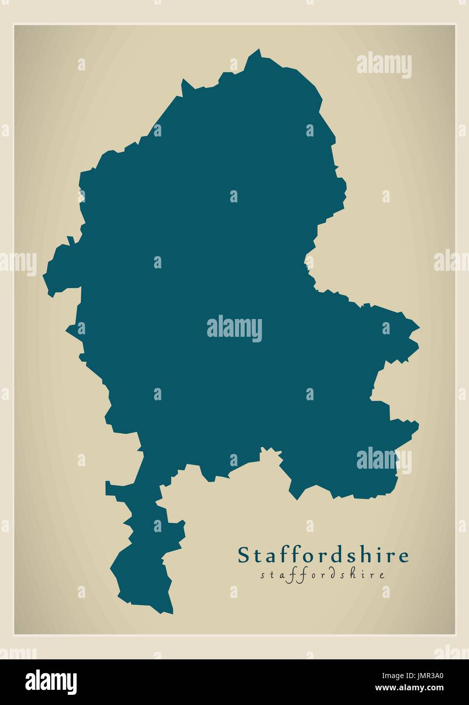 Staffordshire uk Stock Vector Images - Alamy