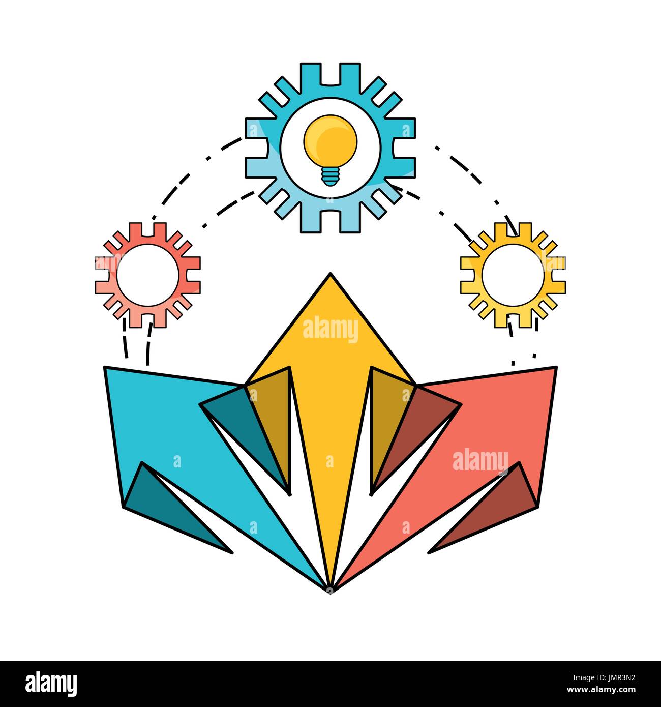 development process and social teamwork data Stock Vector Image & Art - Alamy