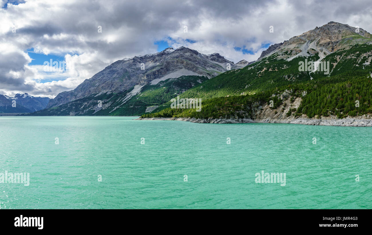 Lake of Cancano - Bormio (Province of Sondrio Stock Photo - Alamy