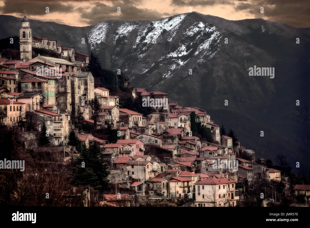Italy Liguria Valle Argentina Triora Stock Photo - Alamy