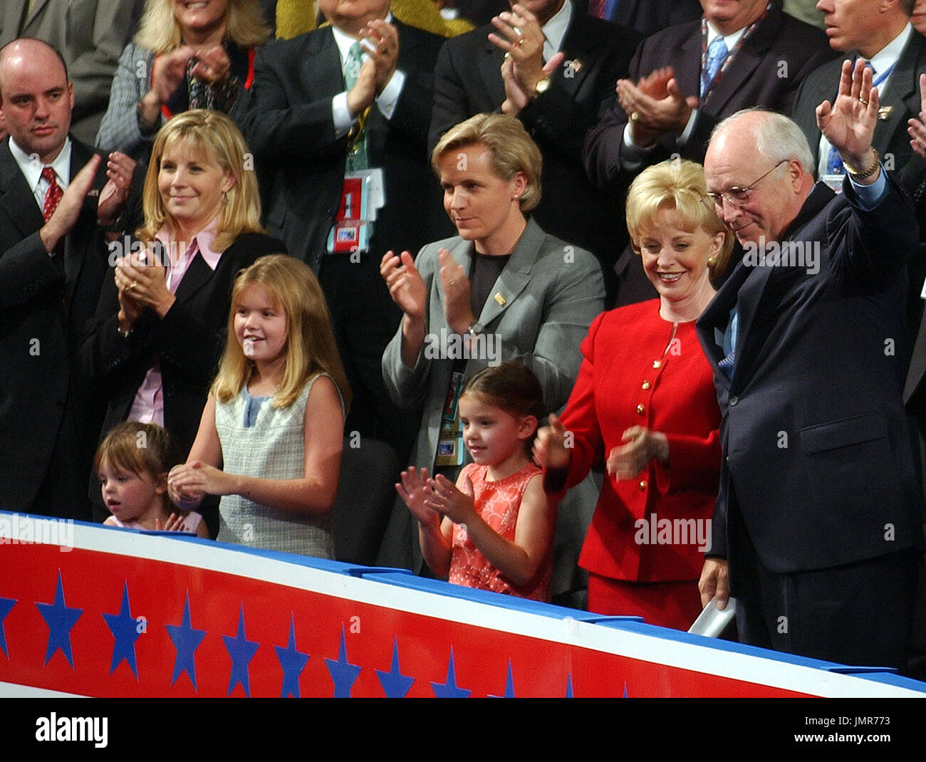 New York, NY - August 30, 2004 -- Vice President Dick Cheney, Lynne ...