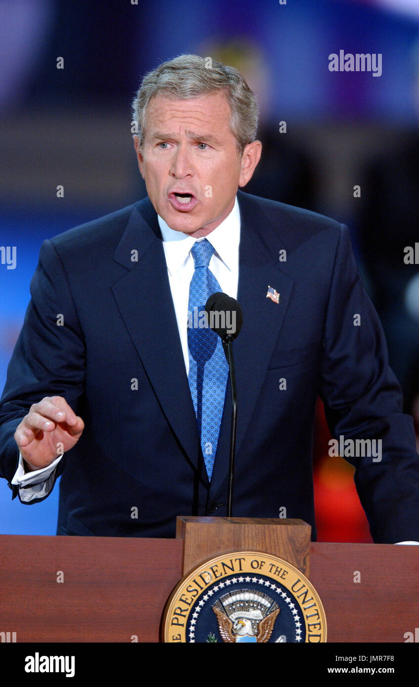 New York, NY - September 2, 2004 -- United States President George W ...