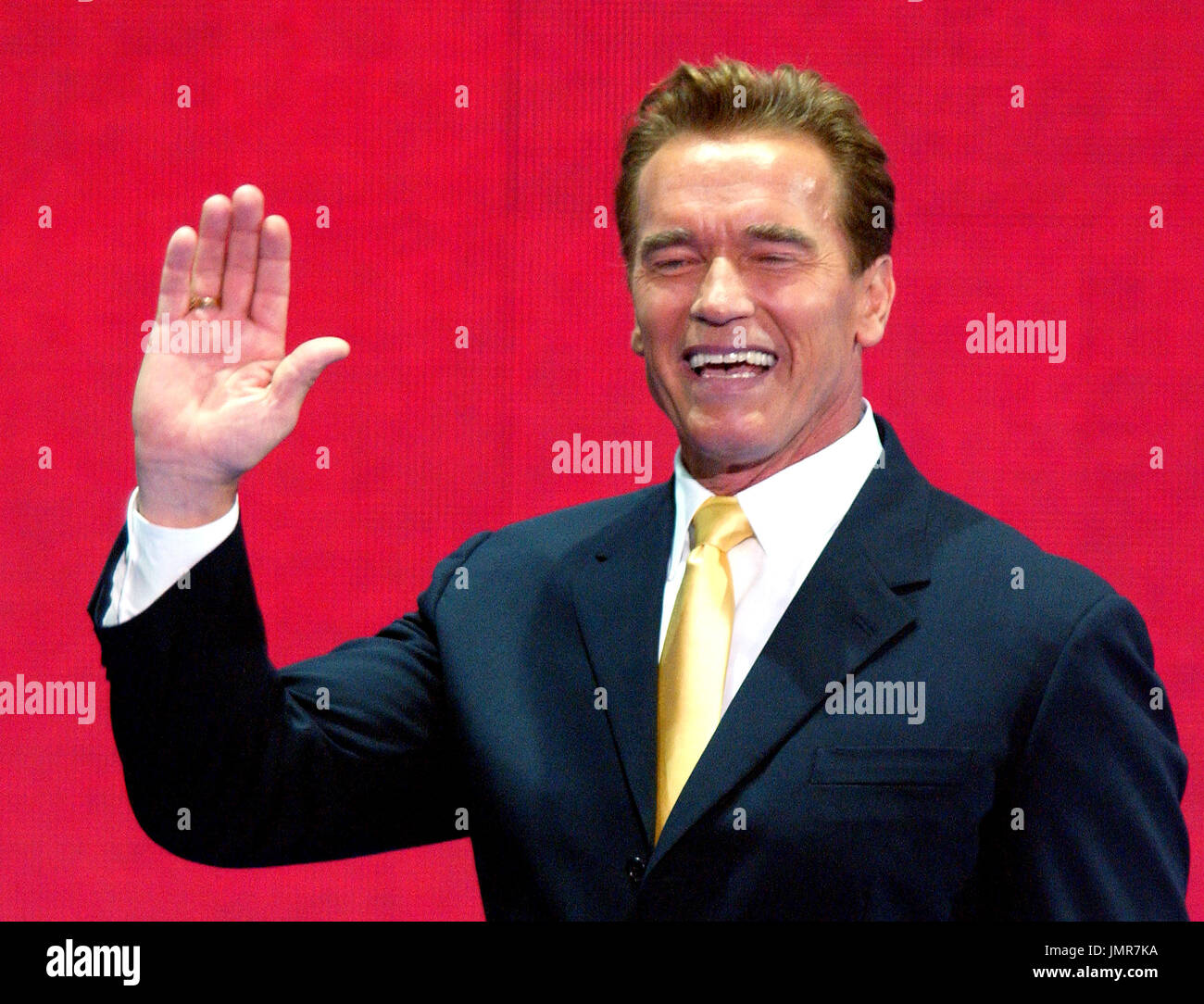 New York, NY - August 31, 2004 -- Governor Arnold Schwarzenegger ...