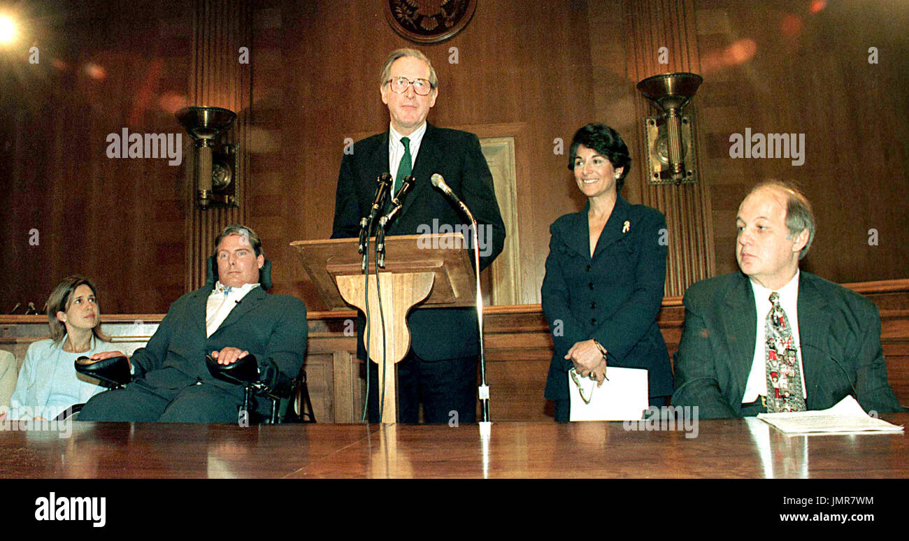 Christopher Reeve, actor, quadriplegic, disability rights activist and ...