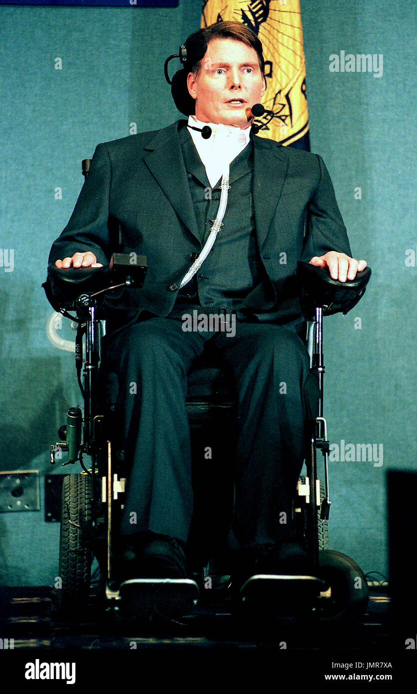 Christopher Reeve, actor, quadriplegic, disability rights activist and ...