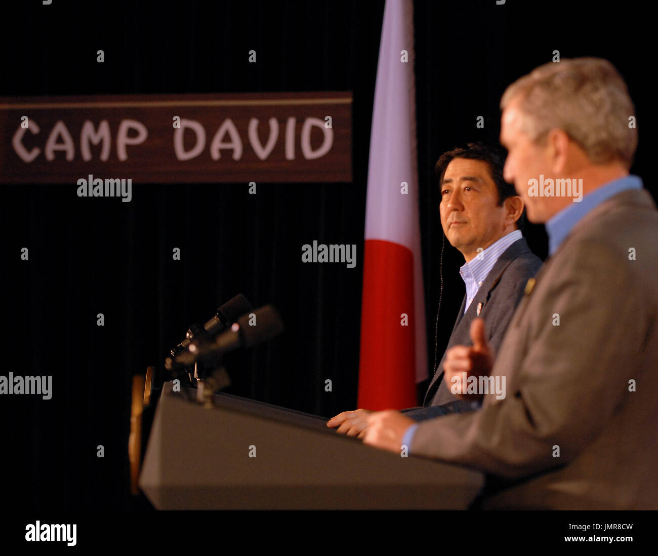 Camp David, MD - April 27, 2007 -- United States President George W ...