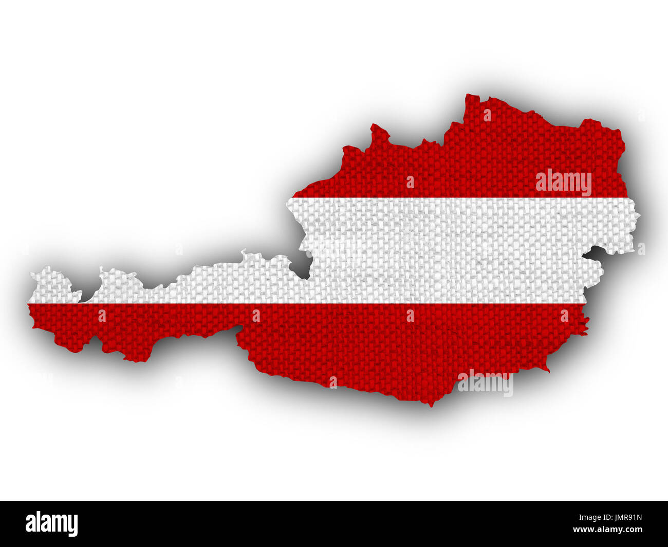 Textured map of Austria in nice colors Stock Photo - Alamy
