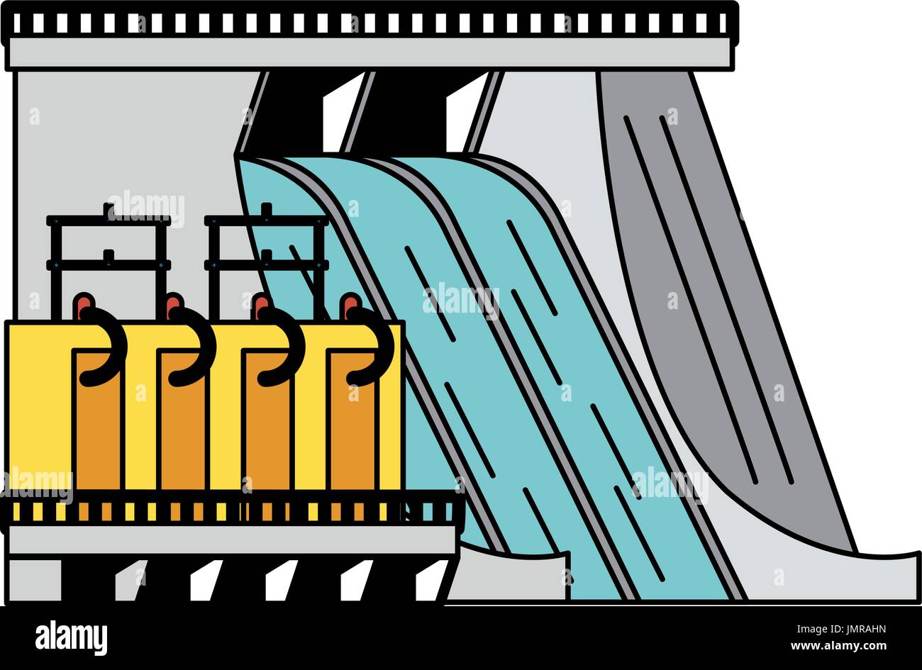 hydroelectric plant icon image Stock Vector Image & Art - Alamy