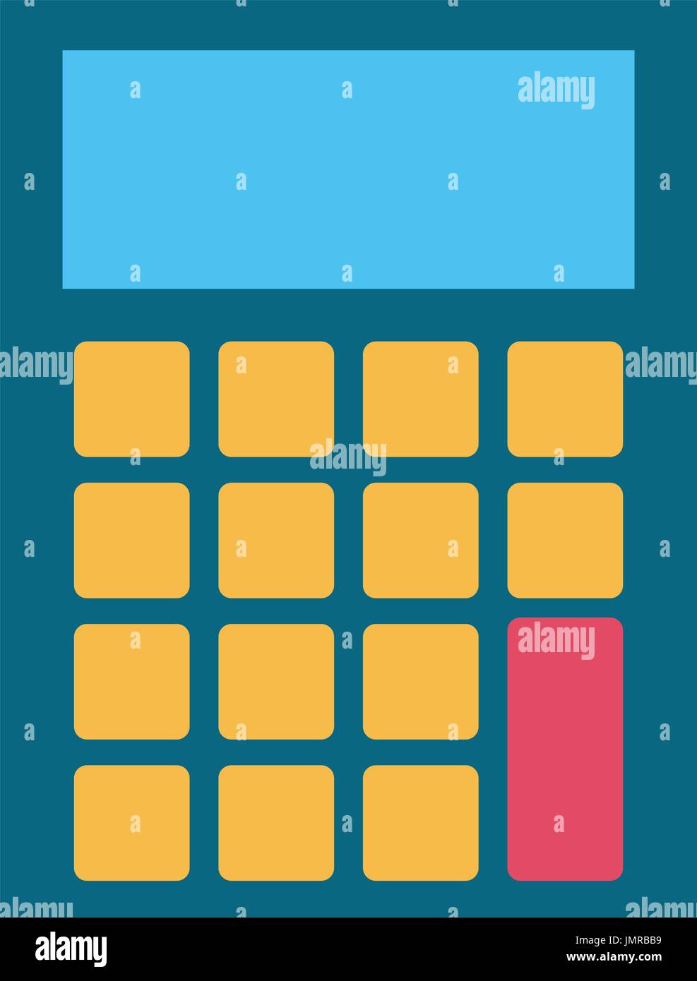 blank screen calculator icon image Stock Vector Image & Art - Alamy