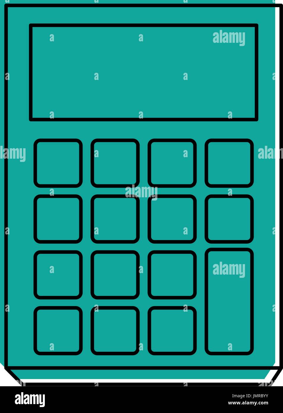 Blank calculator screen Stock Vector Images - Alamy