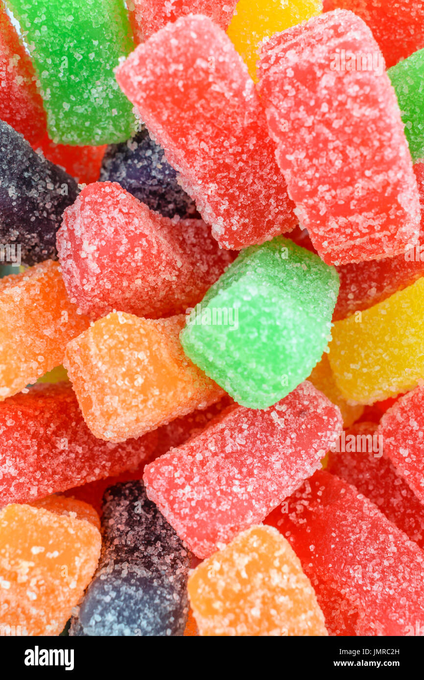 Colorful Candy Background. Variety of colorful candy fruit slices ...