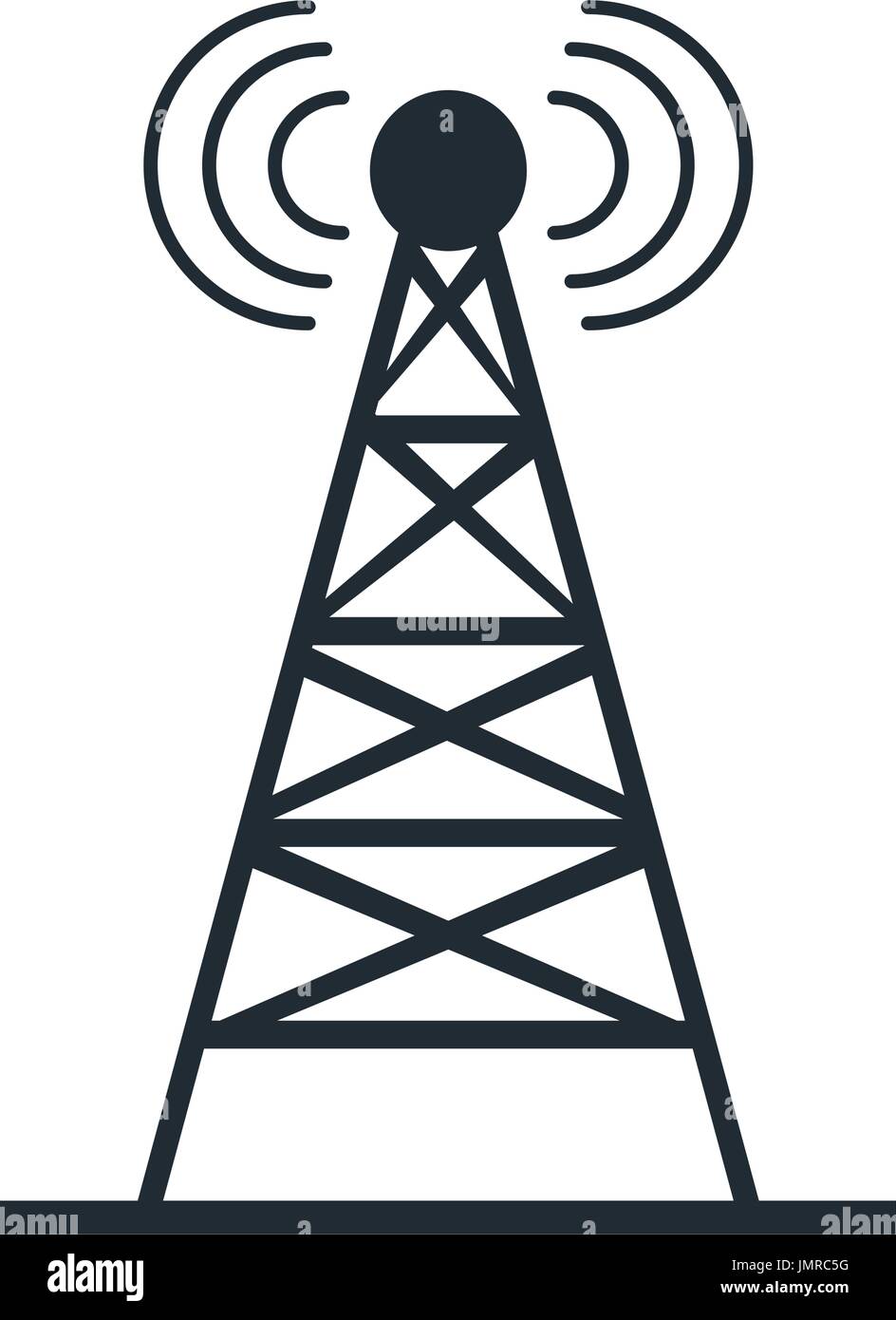 Telecommunication mast Stock Vector Images - Alamy