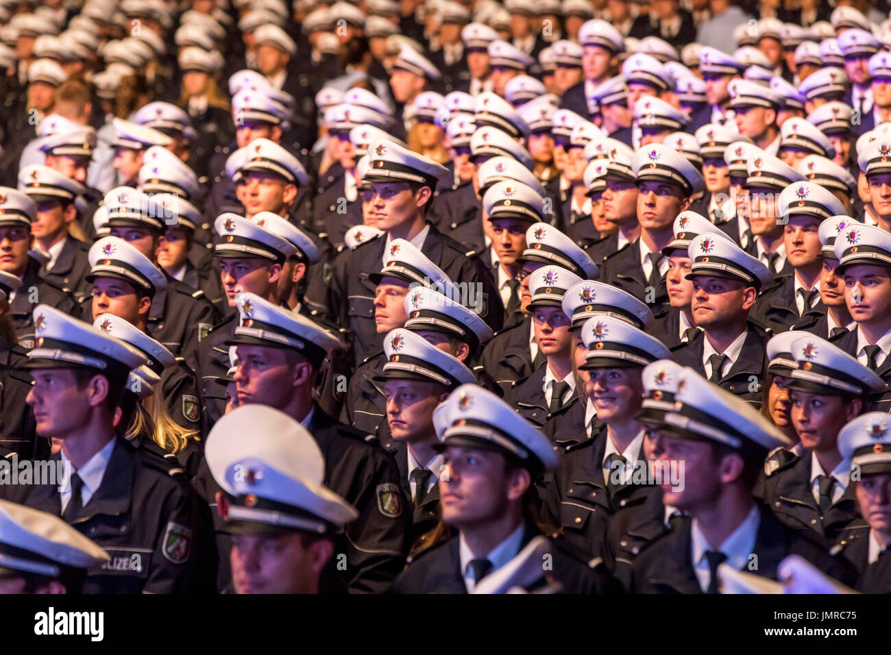 Swearing-in ceremony, of 1920 police officers, of German police in ...