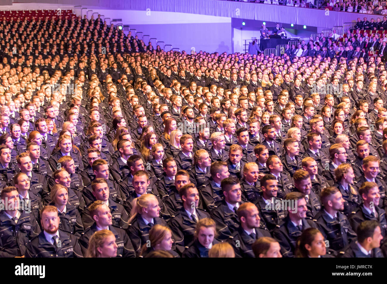 Swearing-in ceremony, of 1920 police officers, of German police in ...