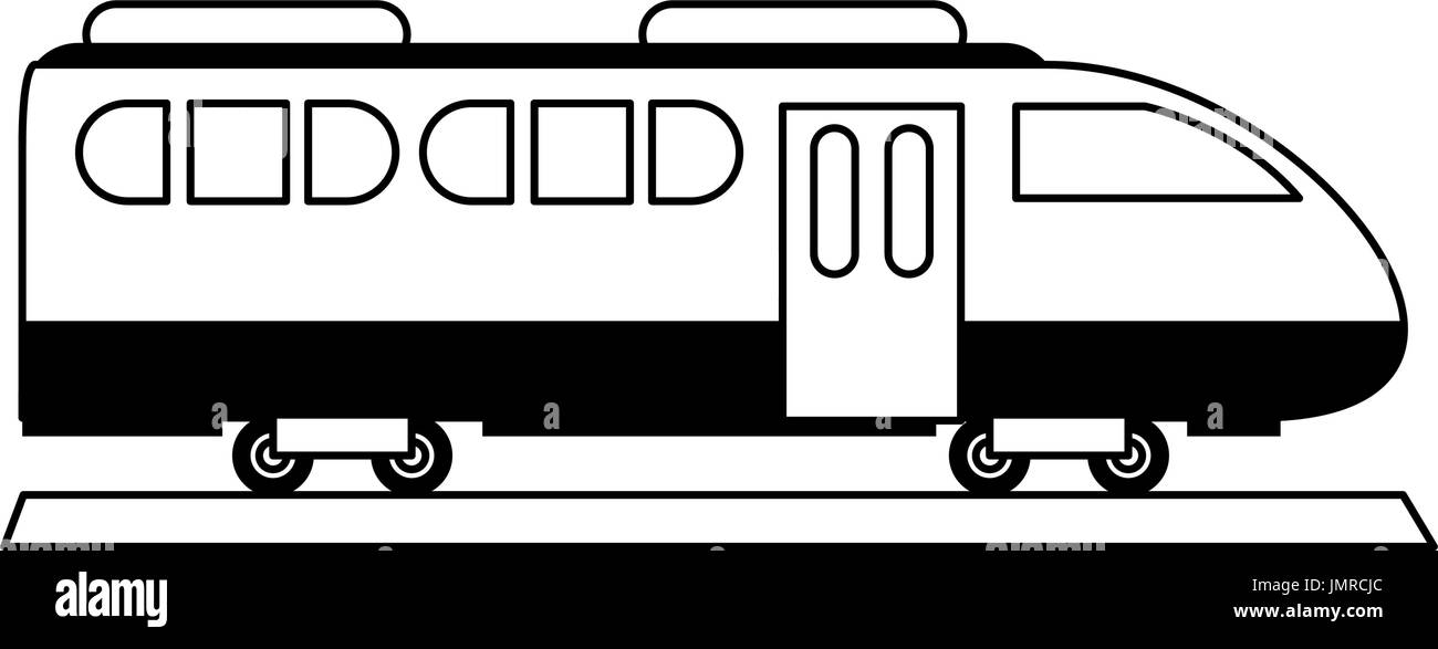 Modern Train Clip Art
