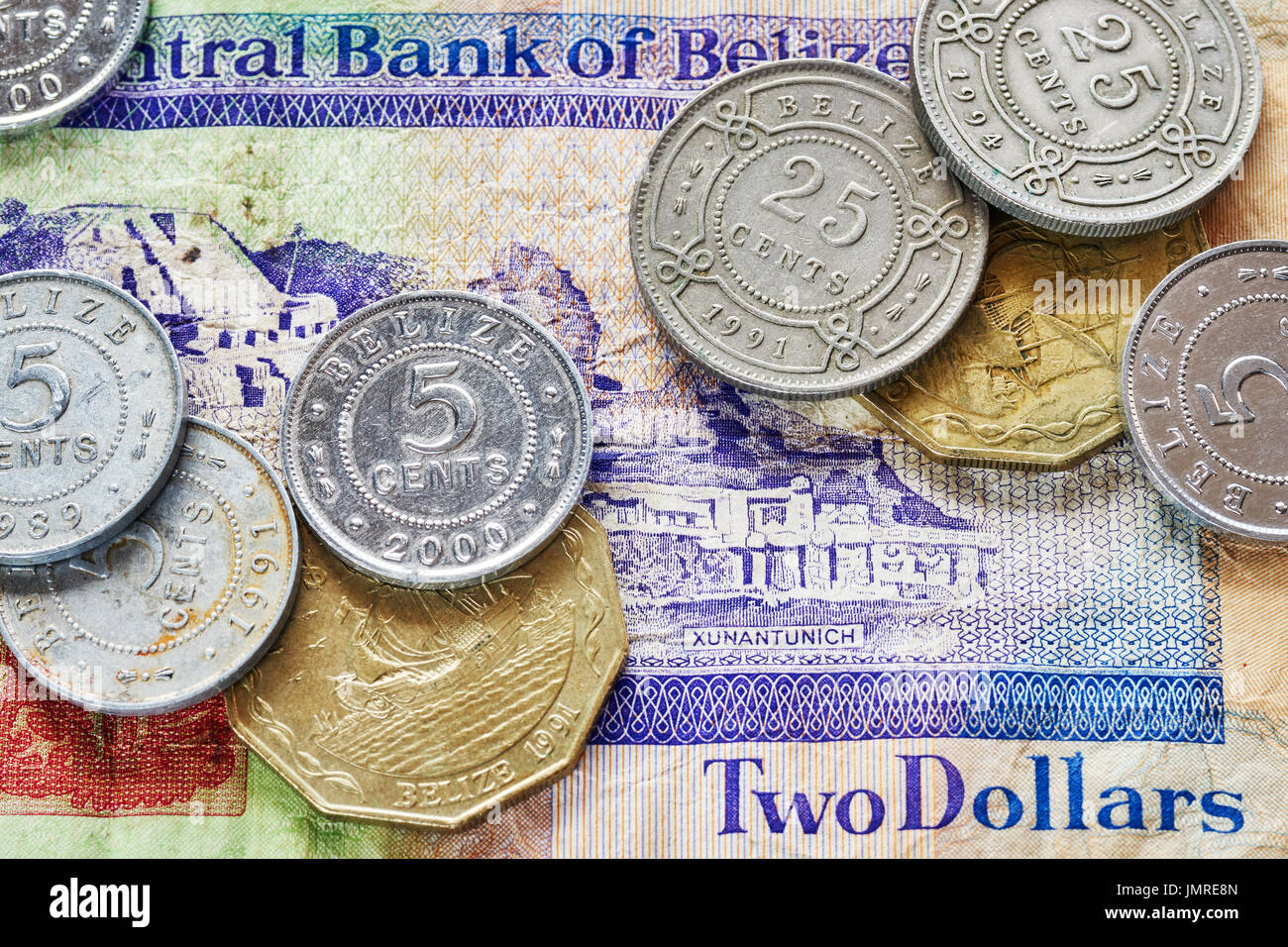 Belize currency hi-res stock photography and images - Alamy