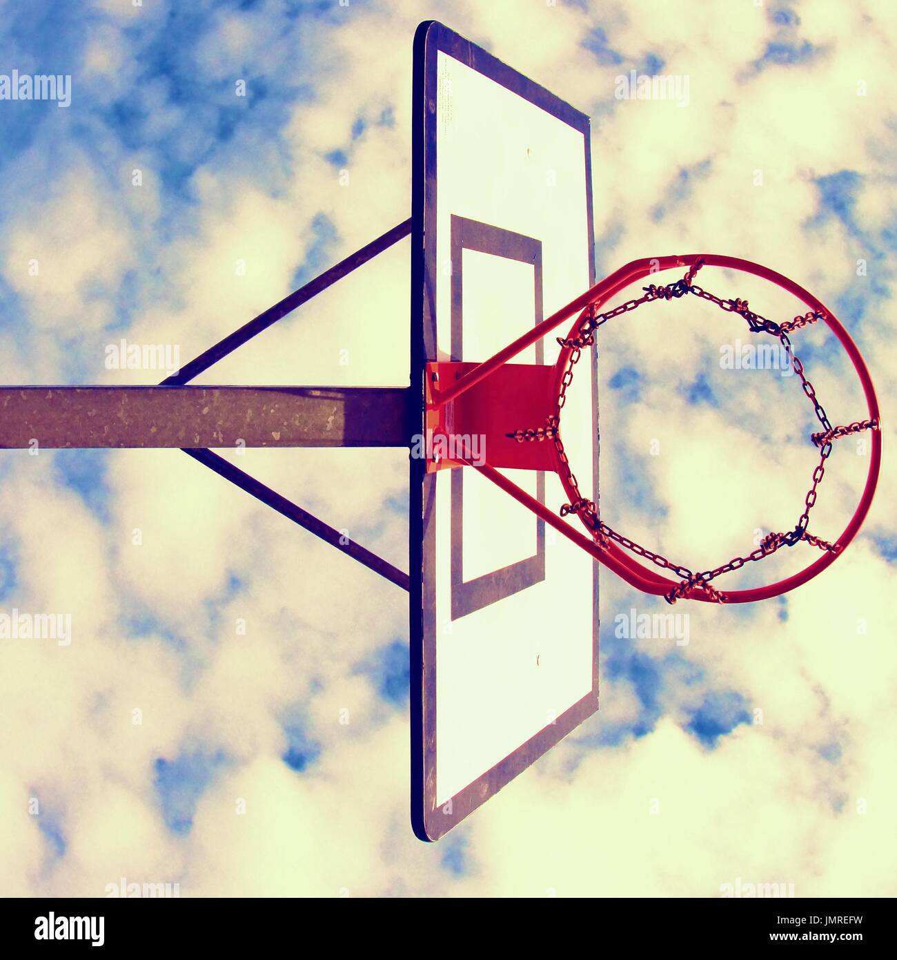 Broken basketball court backboard hi-res stock photography and images ...