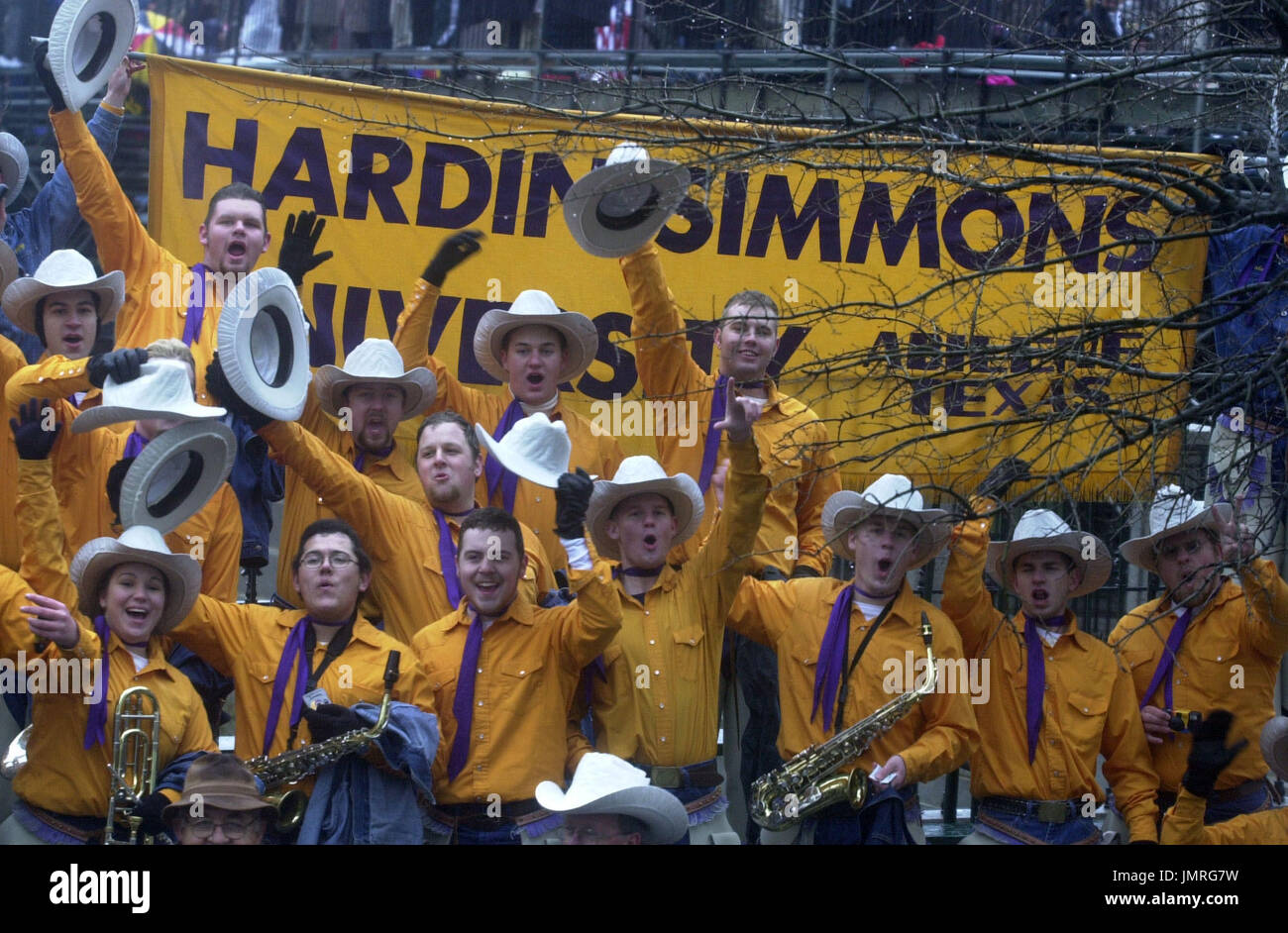 Washington, DC - January 20, 2001 -- Paraders at the Inaugural parade ...