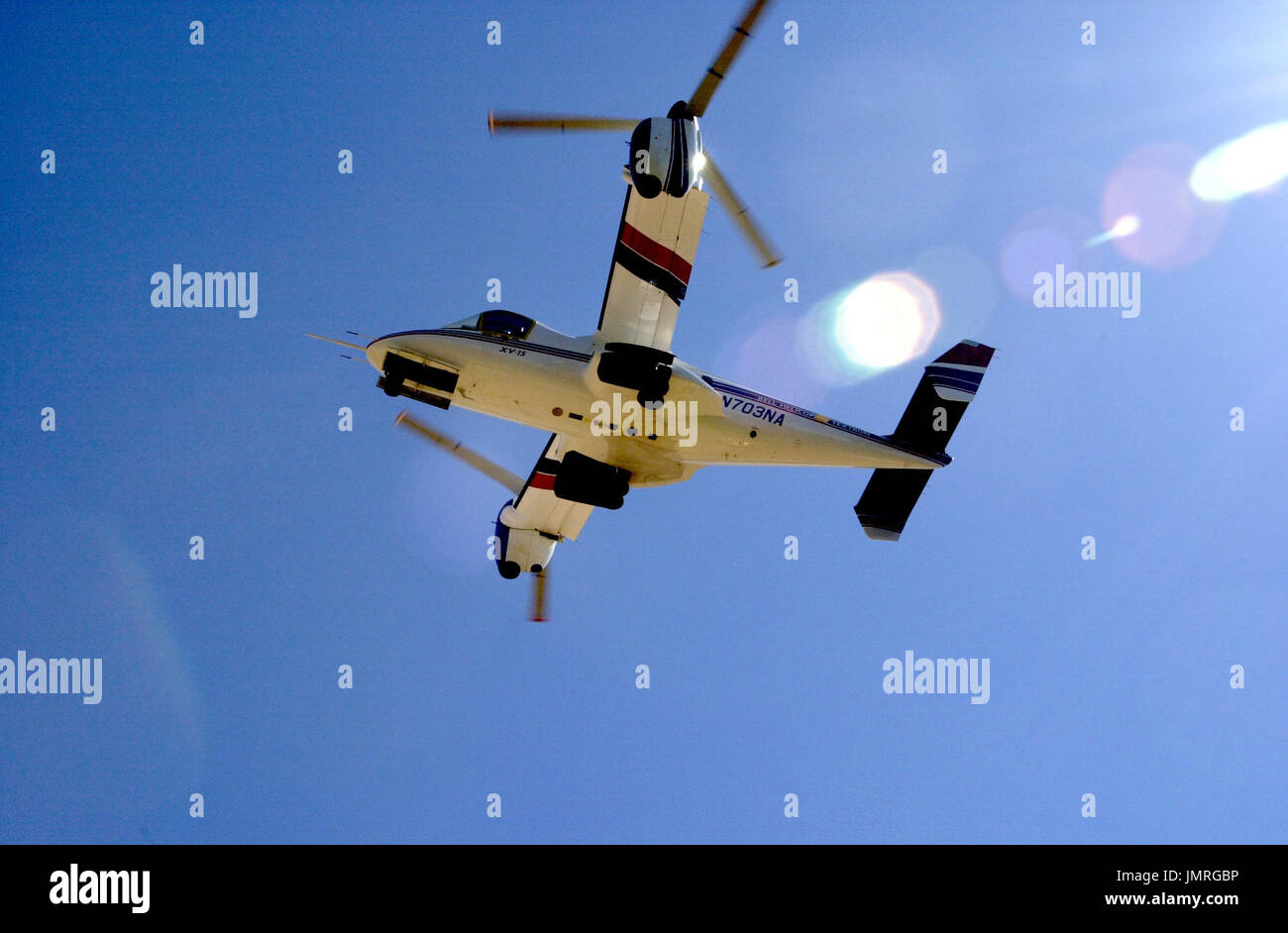 Herndon, VA - September 16, 2003 -- The XV-15 tilt rotor aircraft took ...
