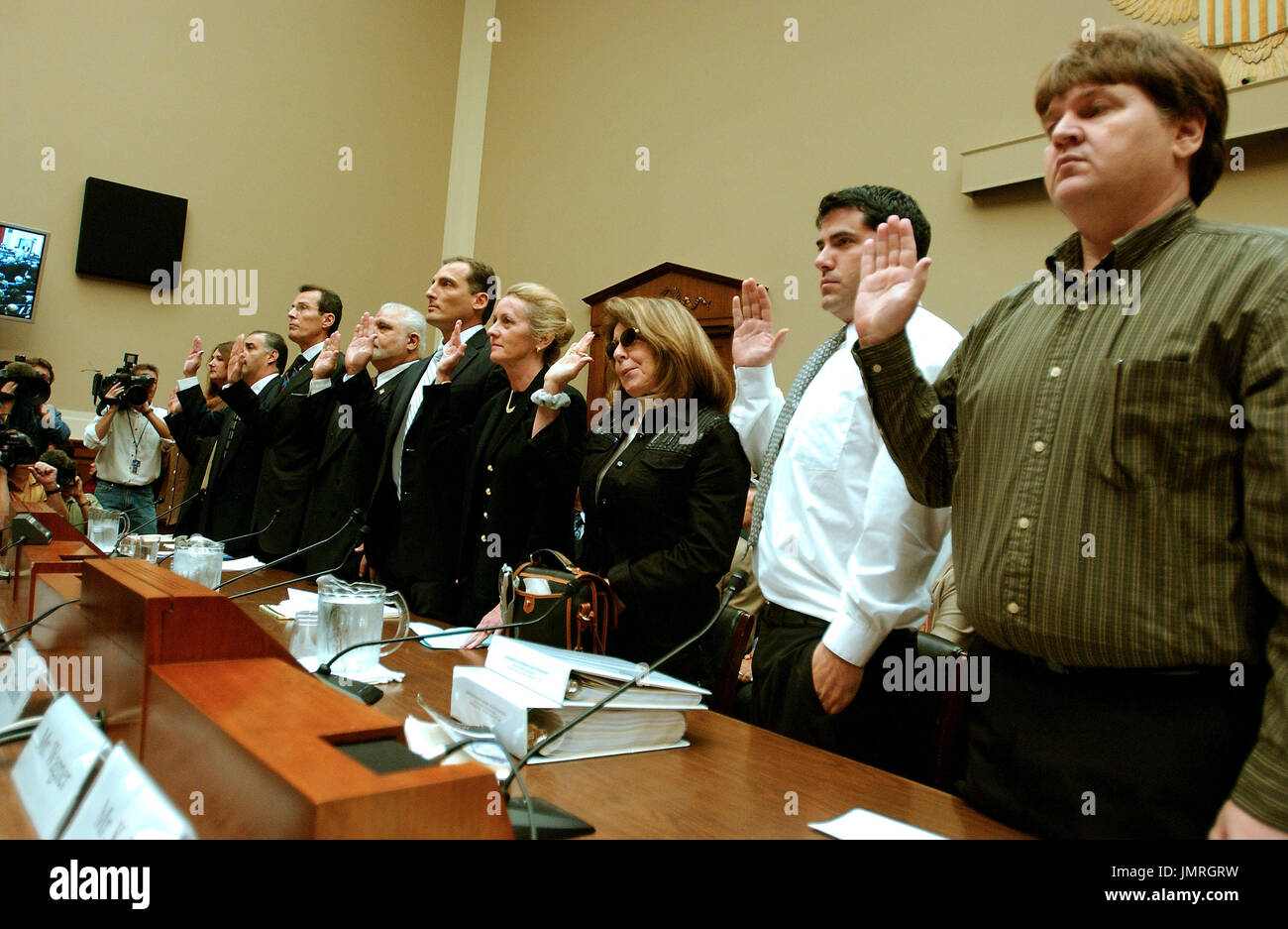 Washington, D.C. - September 28, 2006 -- First panel is sworn in to ...