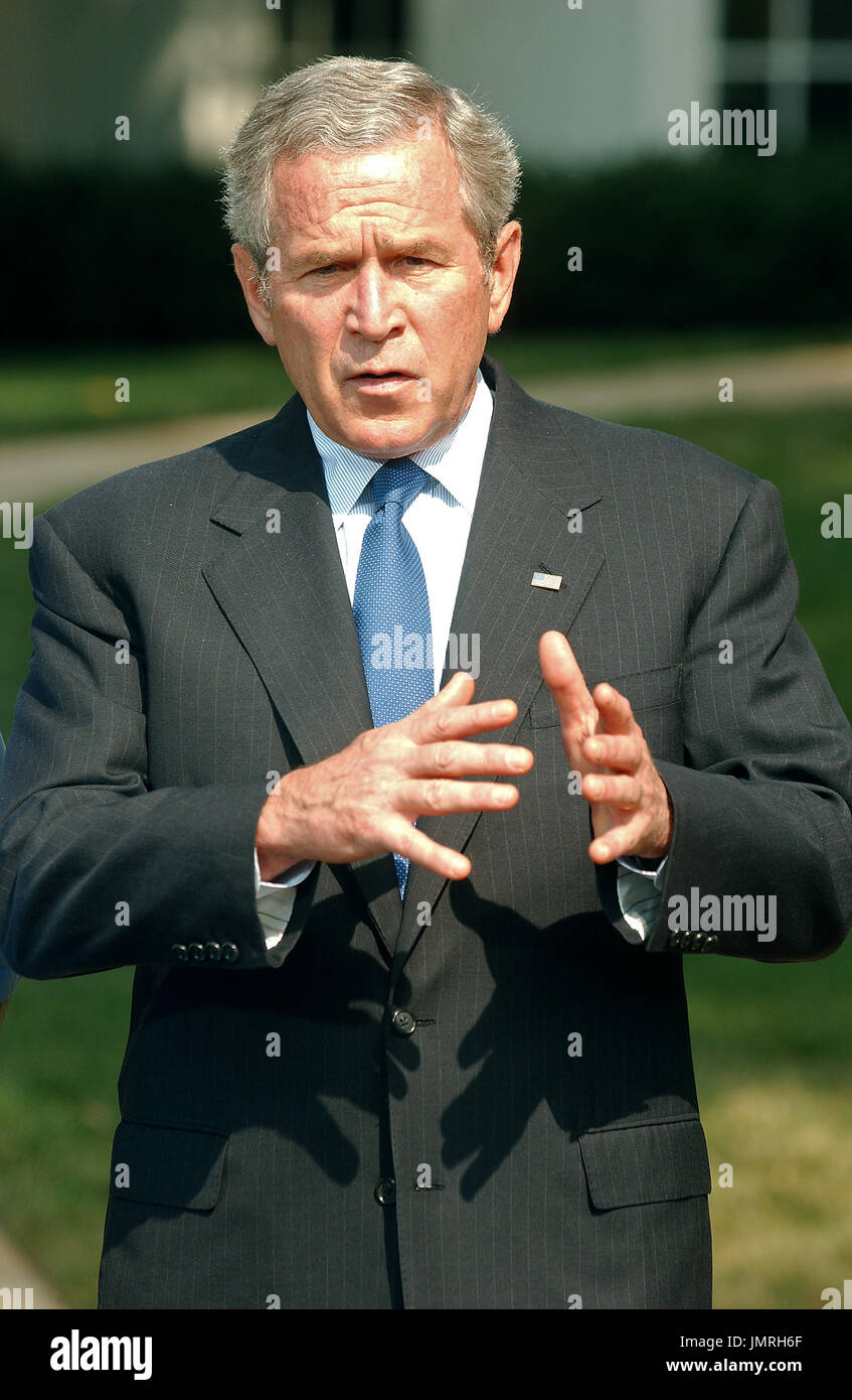 Washington, D.C. - August 22, 2006 -- United States President George W ...