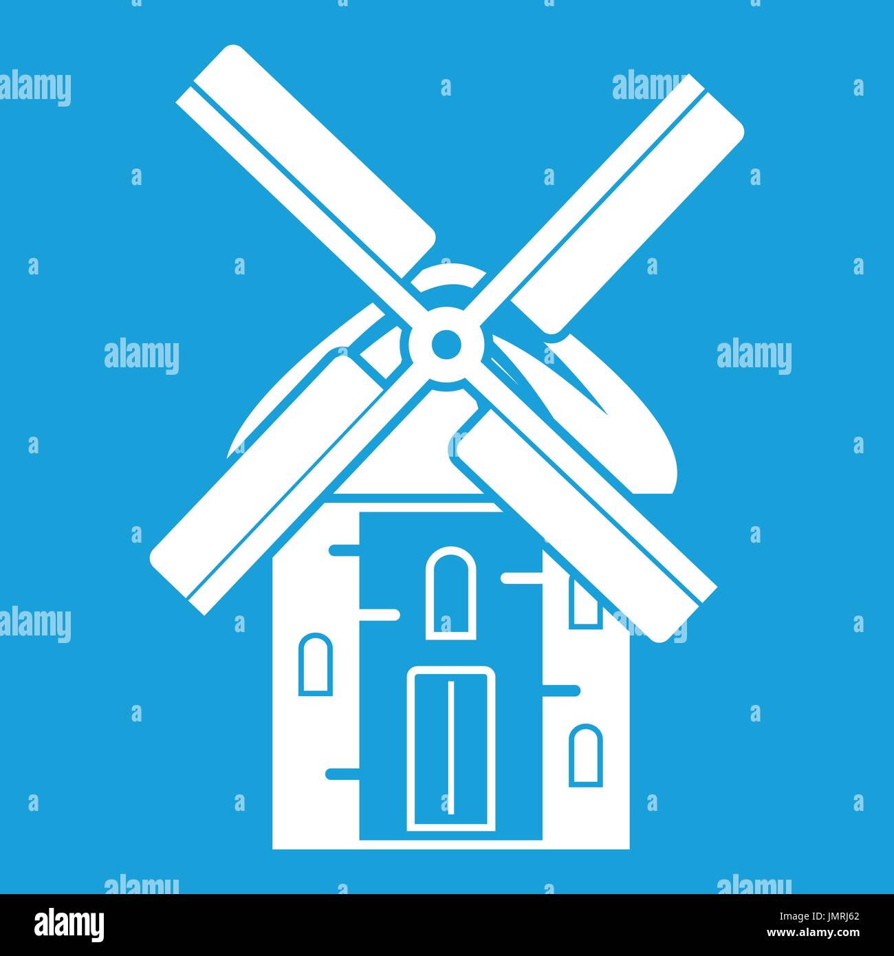 Mill icon white Stock Vector Image & Art - Alamy