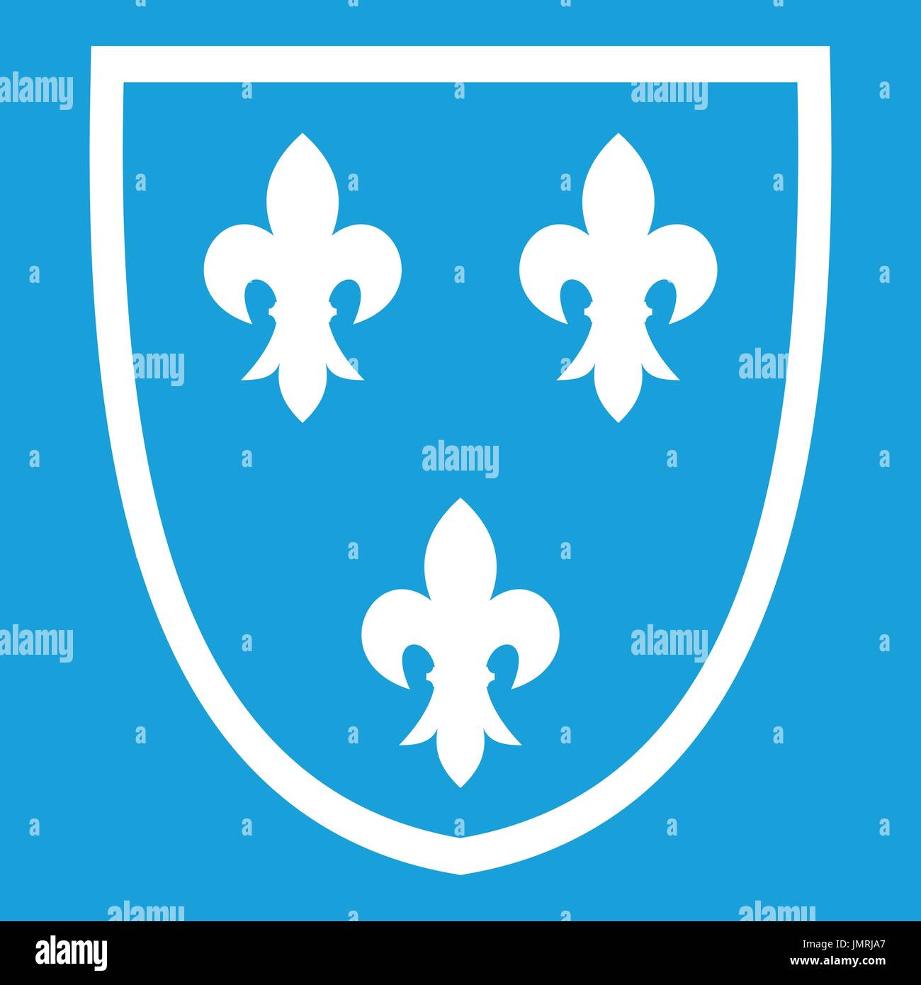 Crest icon white Stock Vector Image & Art - Alamy