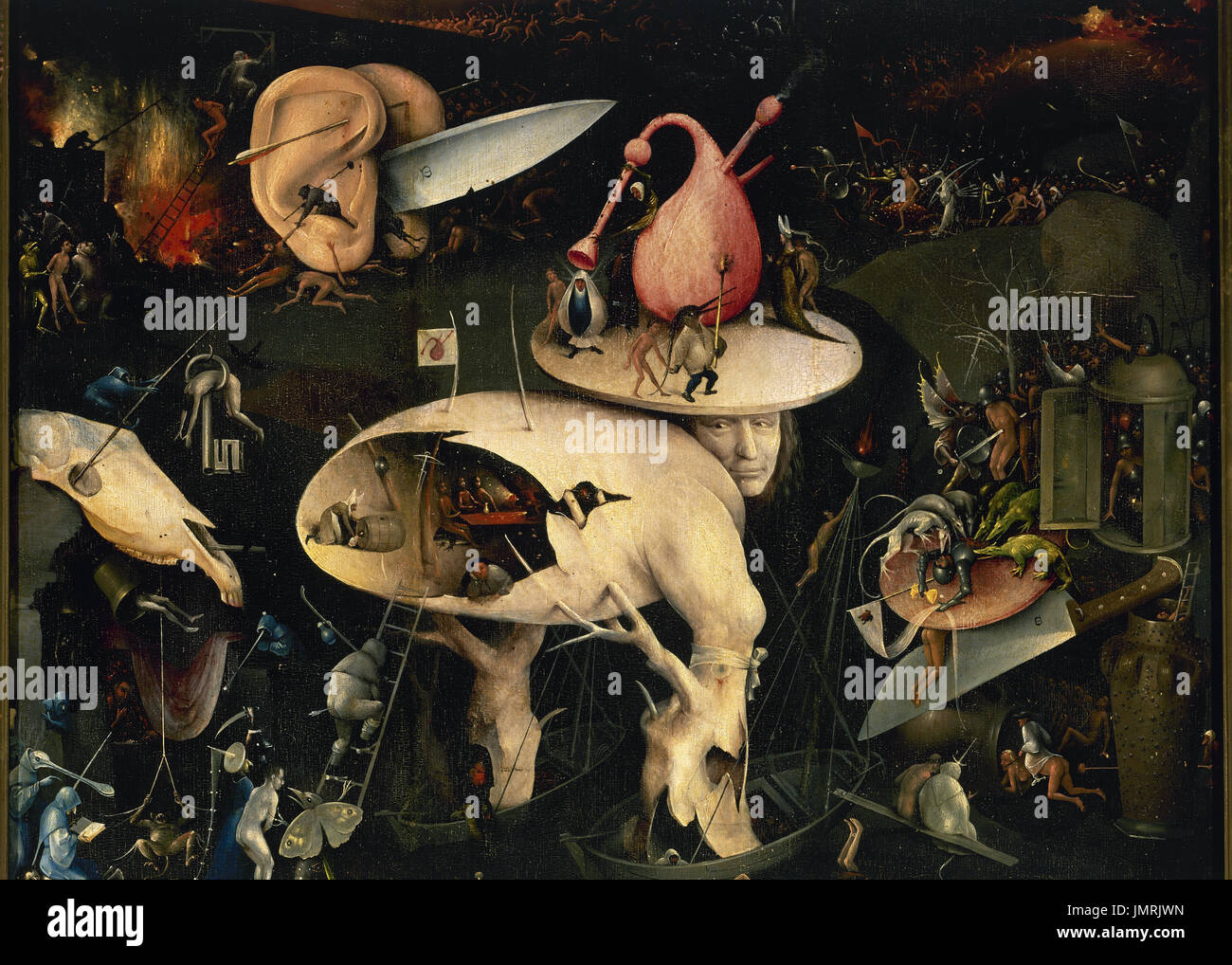 Hieronymus Bosch (c.1450-1516). Dutch painter. The Garden of Earthly Delights, 1500-1505 ...